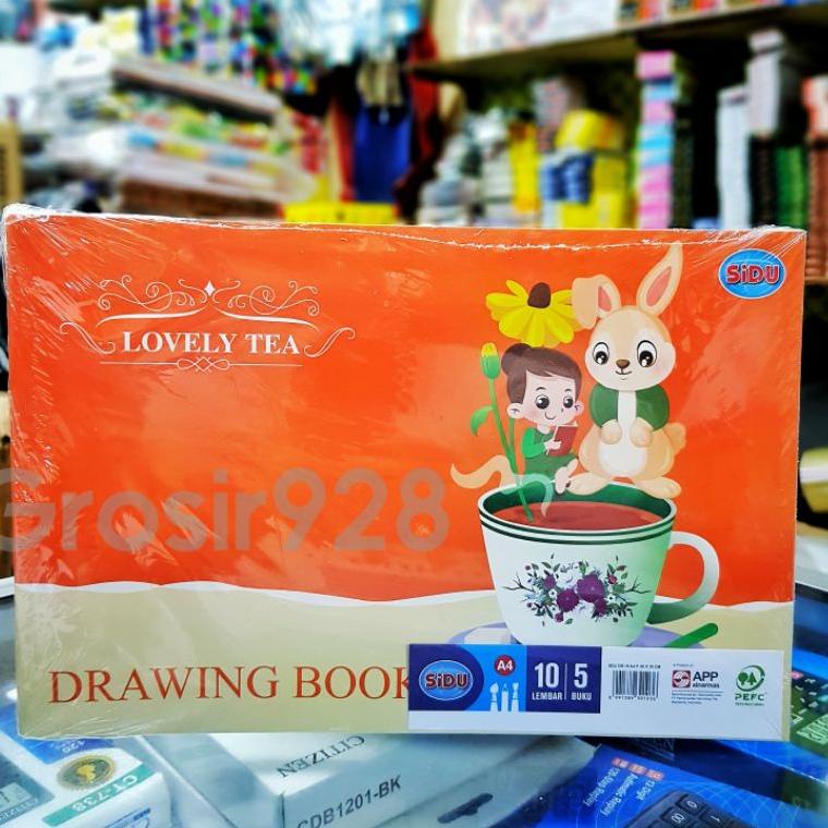 Jual TERMURAH !! Drawing Book / Buku Gambar A4 Sidu (isi 5) [KODE 939 ...