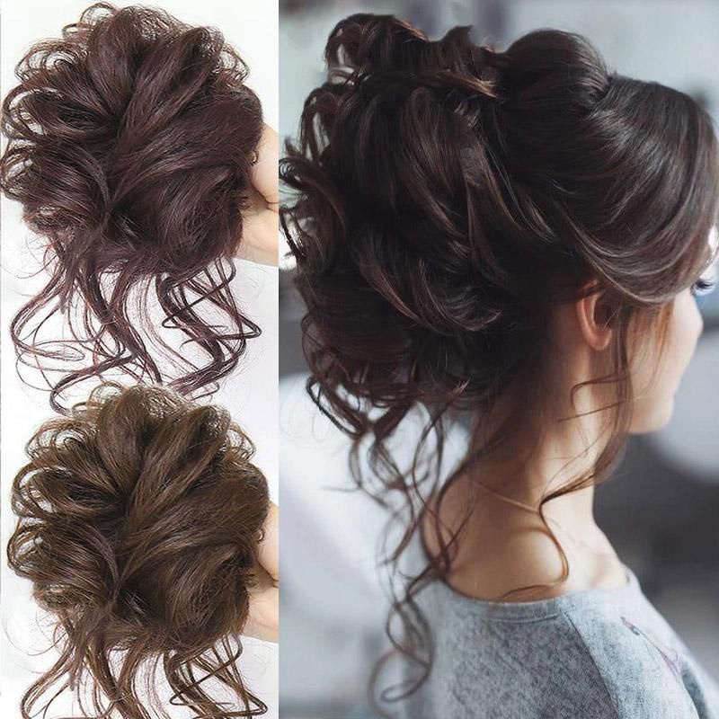 Jual IKAT RAMBUT PALSU BUN WIG CEPOL MESSY HAIR KONDE PREMIUM ELEGANT ...