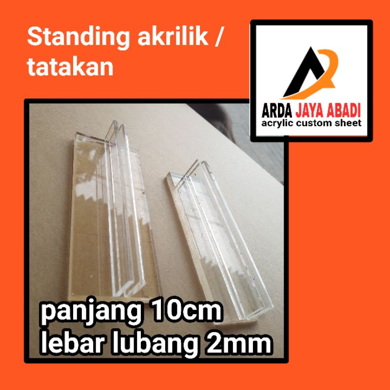 Jual Stand akrilik 10cm tatakan akrilik acrylic standing | Shopee Indonesia