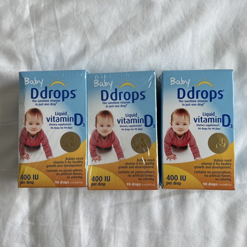 Jual Baby Ddrops Liquid Vitamin D3 400 IU 90 Drops 2.5 ml | Shopee Indonesia