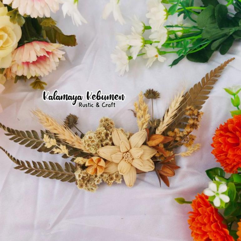 Jual Charm Melati Gandum Rangkaian Bunga Sudut Hiasan Vas Guci Buket ...