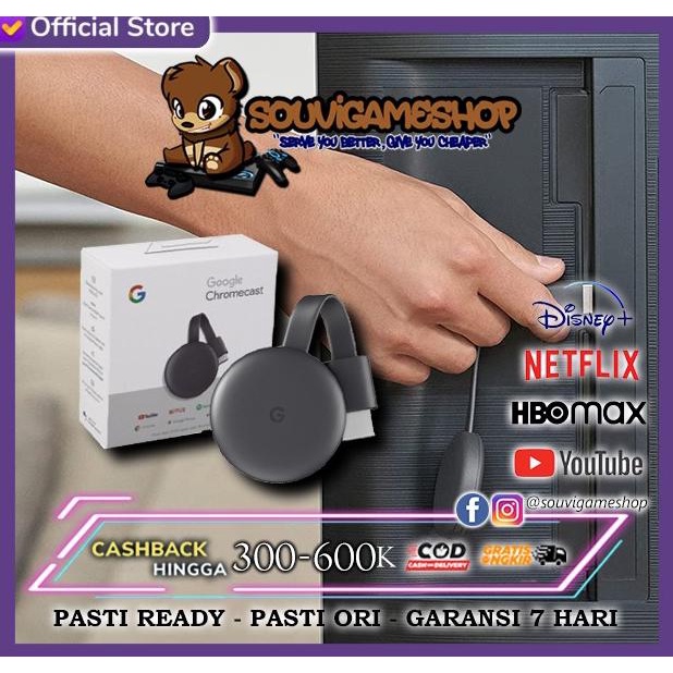 Jual Paling Murah !! All New Google Chromecast 3Rd Generation / Generasi 3 | Shopee Indonesia