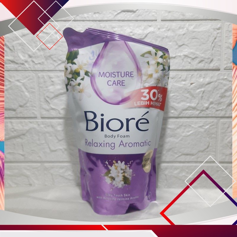 Jual Biore Refill Body Foam Relaxing Aromatic 800ml | Shopee Indonesia