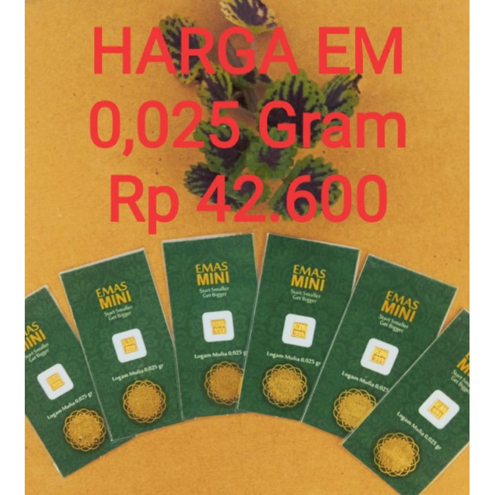 Jual emas mini | Shopee Indonesia