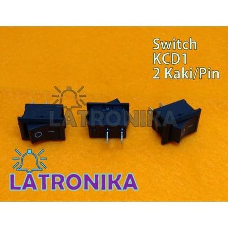 Jual Saklar On Off 21X15Mm Rocker Switch Kecil Hitam 2 Pin Switch 21X15 ...