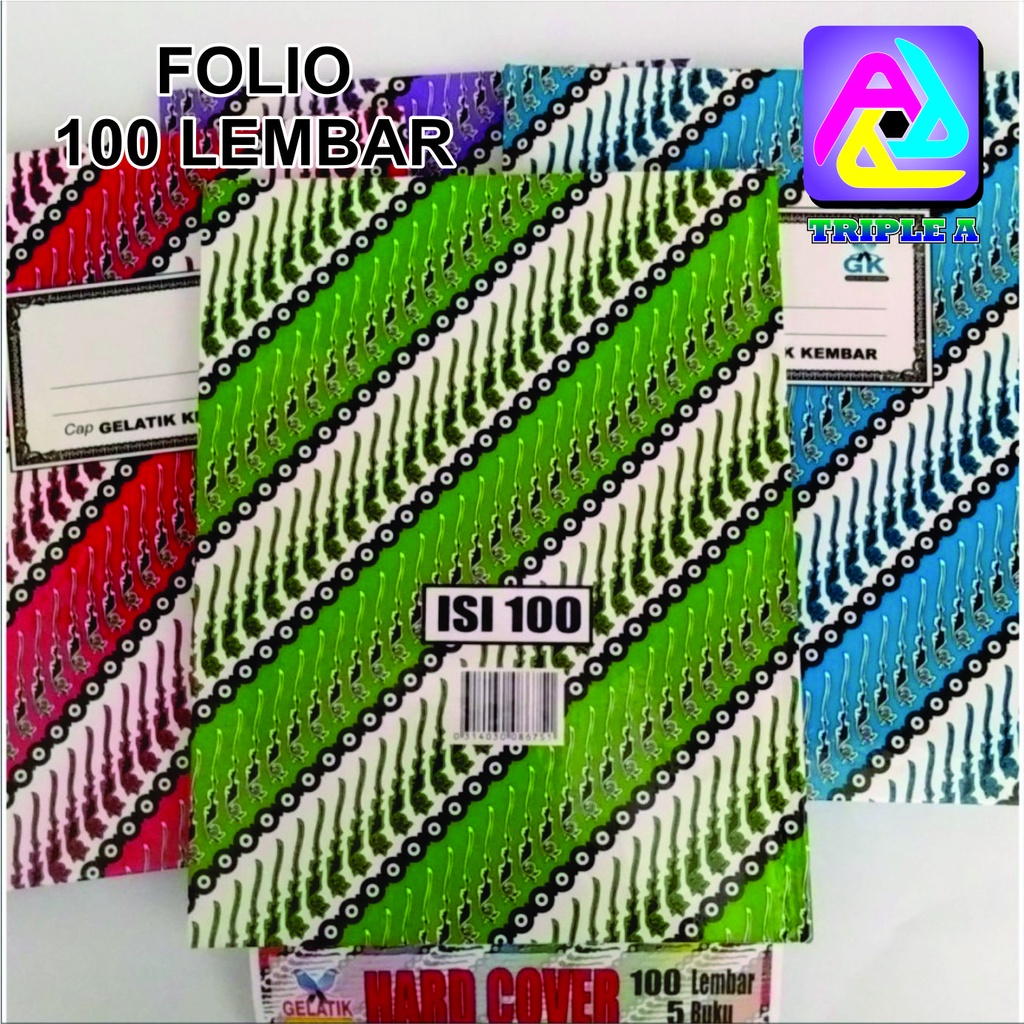 Jual BUKU FOLIO GELATIK KEMBAR ISI 100 LEMBAR | Shopee Indonesia