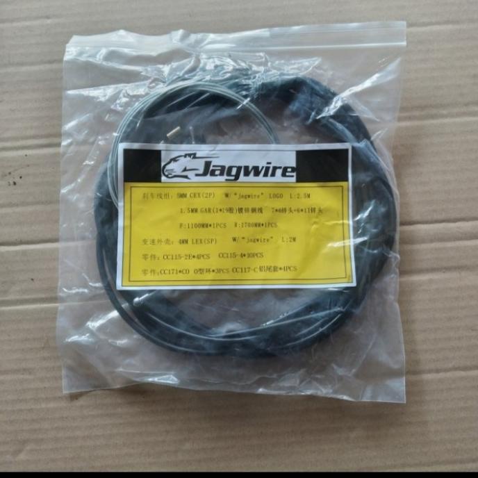 Jual kabel set JAGWIRE inner outer cable rem brake shifter sepeda lipat ...
