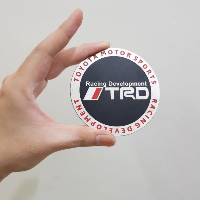 Jual Emblem Plat Trd Toyota Motorsport Racing Development Bulat Murmer ...