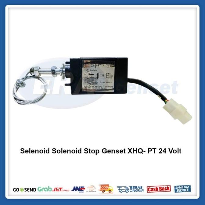 Jual Selenoid Solenoid Stop Genset Xhq-Pt 24 Volt | Shopee Indonesia