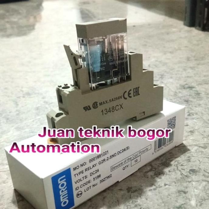 Jual #@#@#@#@] Relay G2R - 2 - SND DC24V + SOCKET P2RF-08E omron ...