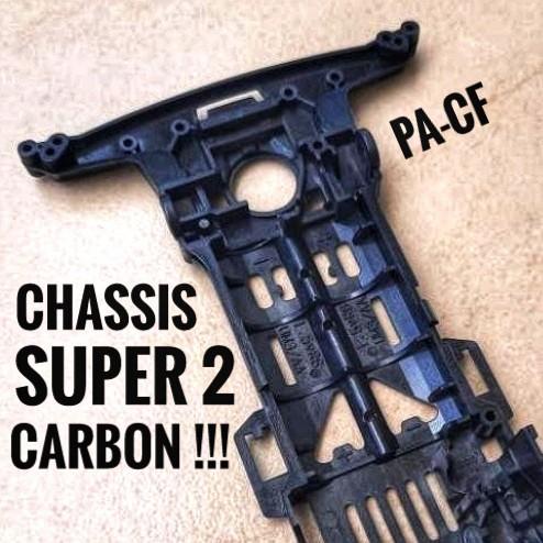Jual CHASSIS SUPER 2 CARBON ( chasis super II carbon ) ORIGINAL TAMIYA ...
