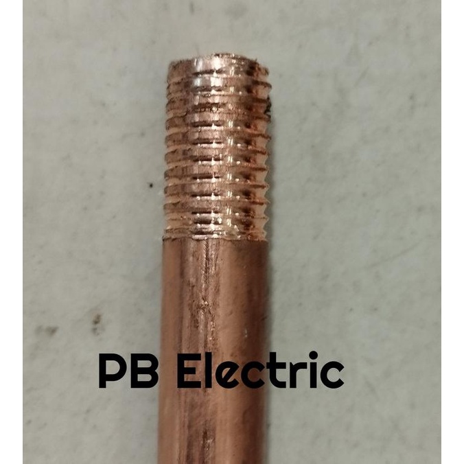 Jual Grounding Rod 5/8 X 1.5 Mtr / Copper Rod / Full Tembaga (Drat ...