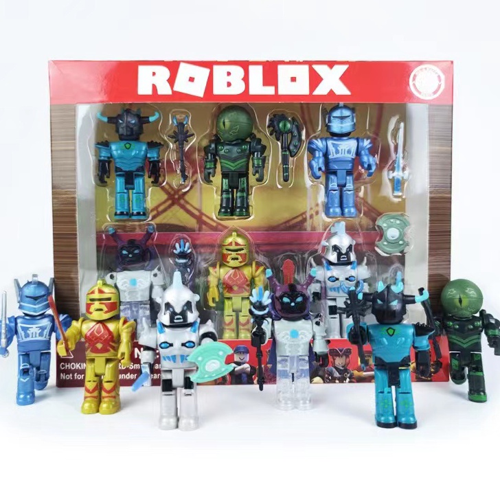 Jual Pesan cepat Mainan Roblox Figure Set Figur Cake Topper Roblox ...