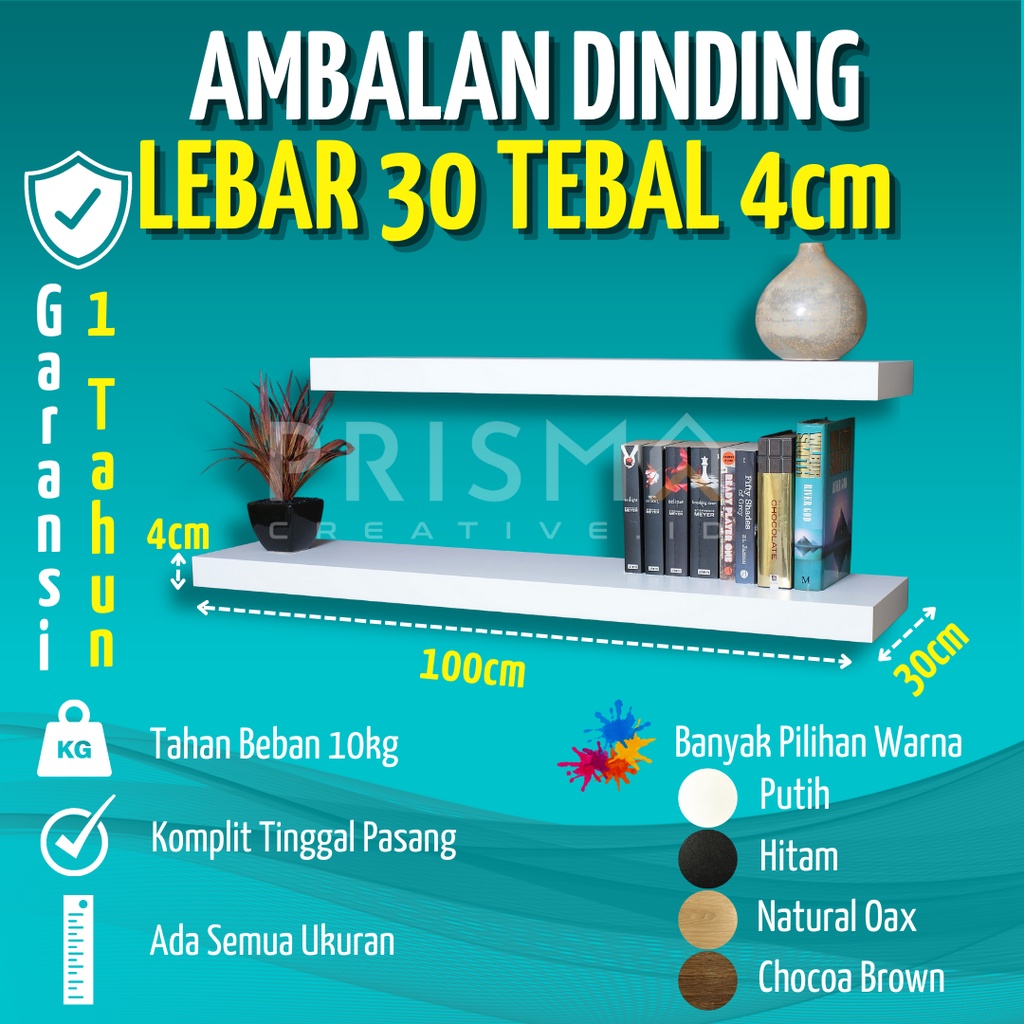 Jual Rak Ambalan Dinding Minimalis Hiasan Papan Hambalan Kayu Laci ...