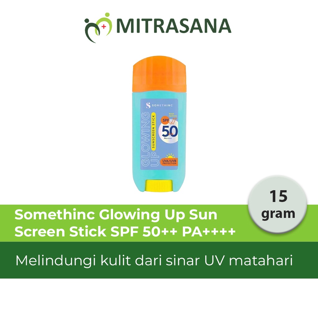 Jual Somethinc Glowing Up Sunscreen Stick SPF 50++ PA ++++ - - Tabir Surya | Shopee Indonesia