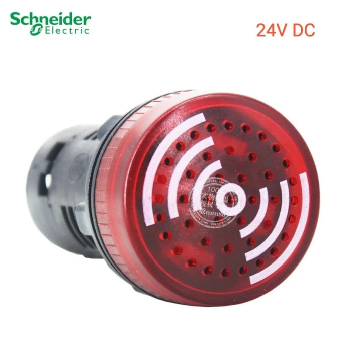 Jual Buzzer with lamp lampu 22 mm XB2 BSB4LC DC 24V Schneider original ...