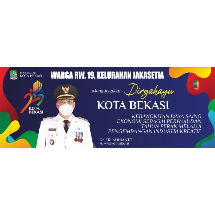 Jual Terlaris Banner / Spanduk Hut Kota Bekasi 4X1,5 Meter (Landscape ...