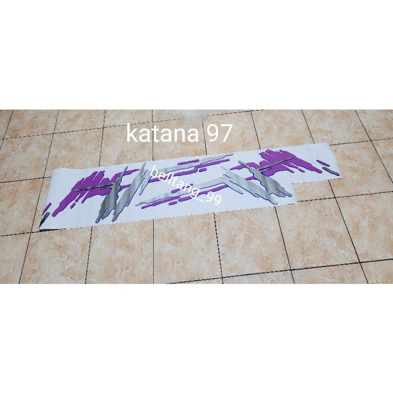 Jual Stiker sticker suzuki jimny katana air 1994/ stiker suzuki jimny katana pistol 1997/ stiker ...