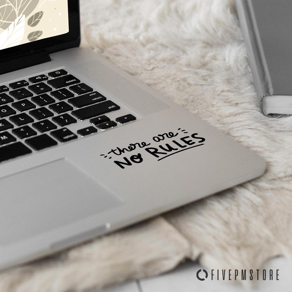 Jual Sticker Quote There are no rules - stiker Quote No Rules untuk ...