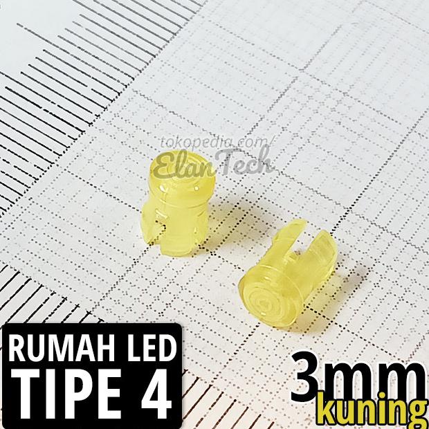 Jual Rumah LED 3mm Kuning Bezel Holder Sarang Dudukan Tipe 4 Elan73c ...