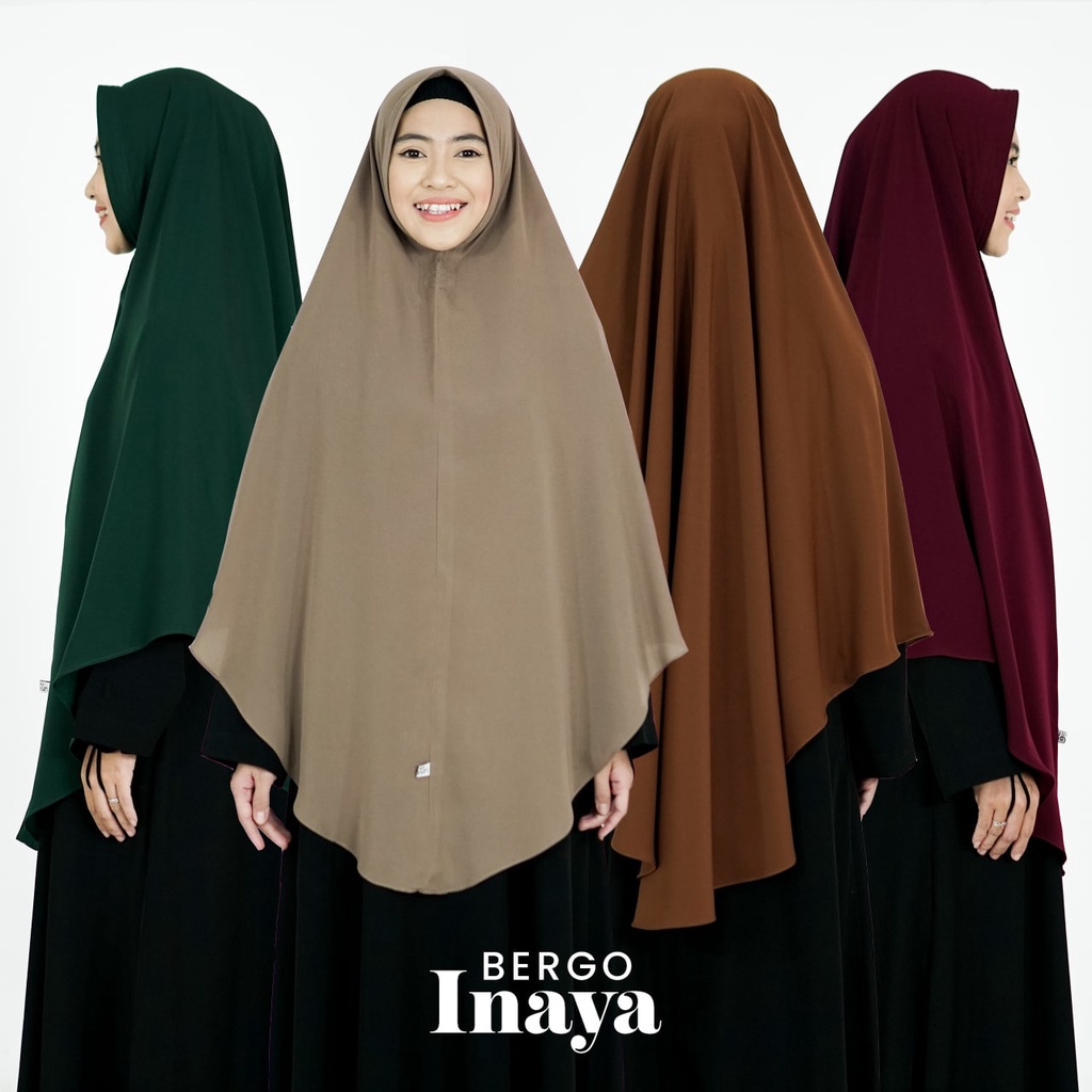 Jual Hijab Hayuri Bergo Inaya - Jilbab Instan Syar'i Non Pad - Bahan ...