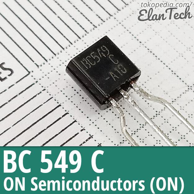 Jual BC549 Original On Semi BC549C BC 549 Bipolar NPN Transistor ...