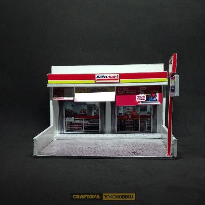 Jual Diorama Papercraft Skala 1/64 - Toko Alfamart | Shopee Indonesia