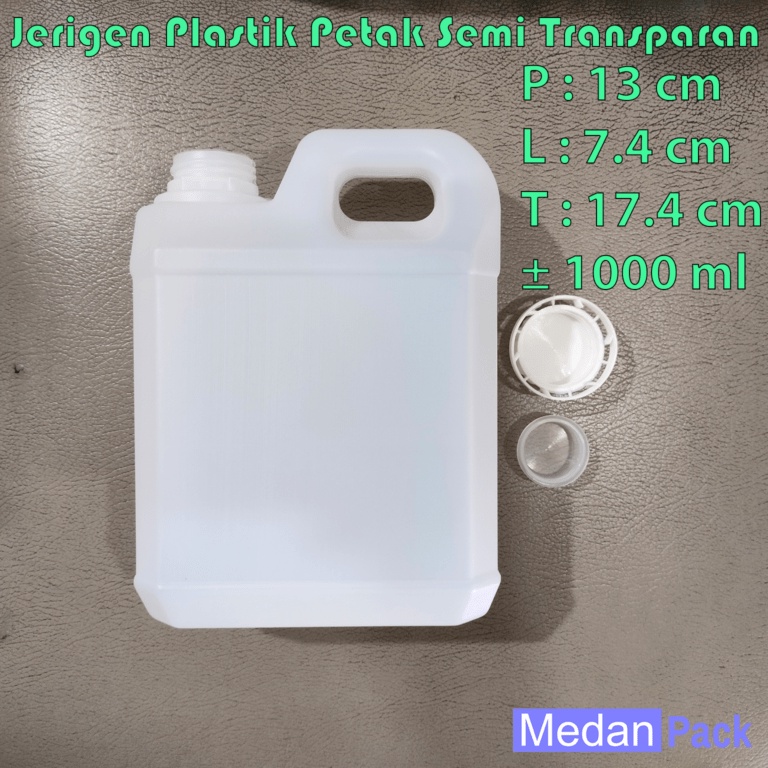 Jual Jerigen Plastik Semi Transparan 2T 1000 ml | Shopee Indonesia