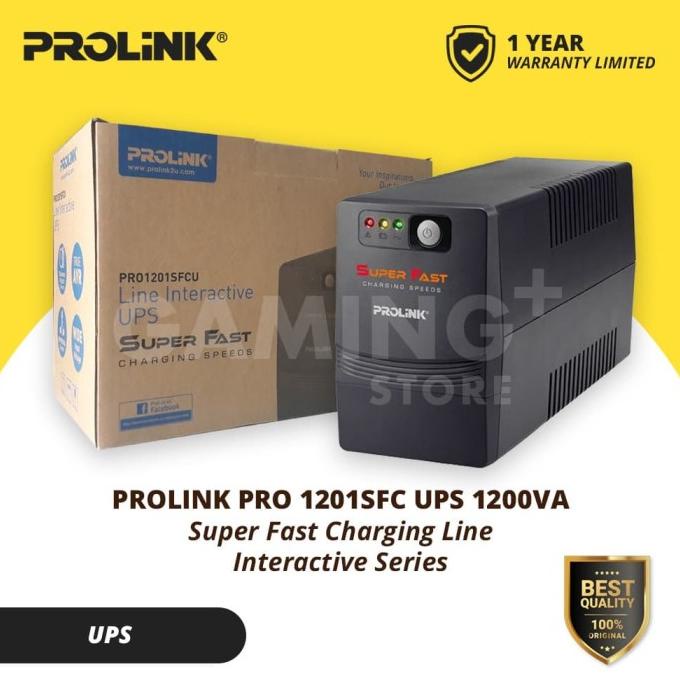Jual UPS PROLINK PRO 1201SFCU 1200VA AVR | Shopee Indonesia