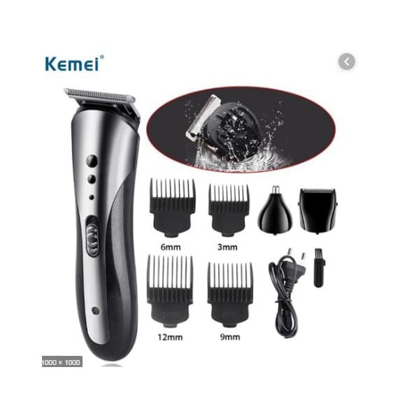 Jual Kemei KM-1407 Hair Clipper Electric Shaver Alat Cukur Rambut Elektrik Ready Stock | Shopee ...