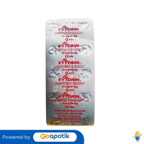 Jual VYTORIN 10/20 MG STRIP 10 TABLET | Shopee Indonesia