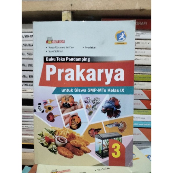 Jual BUKU PRAKARYA/TEKS PENDAMPING PRAKARYA KELAS 9/IX/3 SMP MTS YRAMA WIDYA | Shopee Indonesia