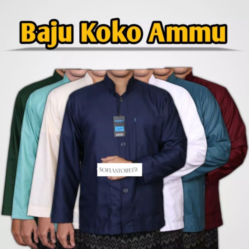 Jual Baju Koko Ammu Collection | Shopee Indonesia