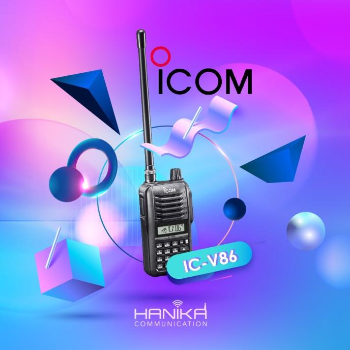 Jual Icom Ic-V86 Handie Talkie Vhf Ori Baru Garansi Icv86 V86 Ht Jepang | Shopee Indonesia