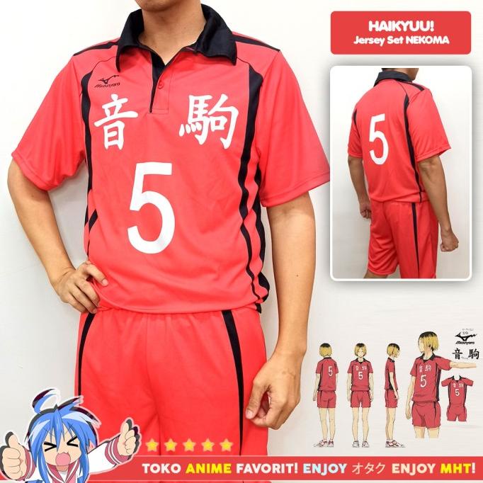 Jual Kostum Anime Cosplay Haikyuu Nekoma Jersey Kenma Kuroo Lev ...