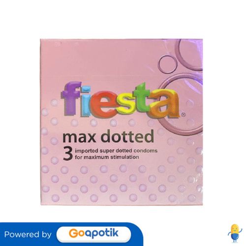 Jual Fiesta Kondom Max Dotted Box 3 Pcs | Shopee Indonesia
