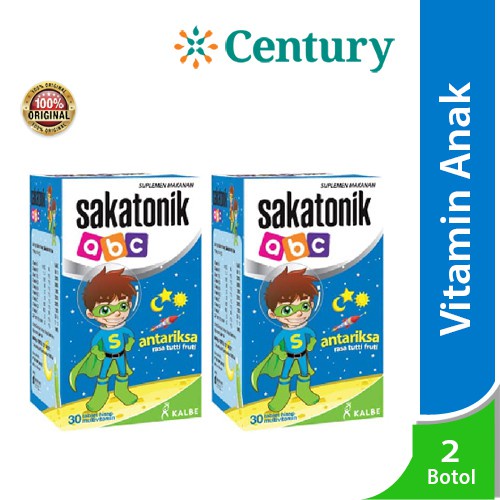 Jual ( 2 Botol ) Sakatonik ABC Antariksa Tablet / Vitamin / Daya Tahan ...