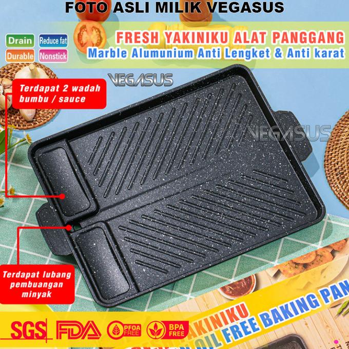 Jual PEMANGGANG YAKINIKU GRILL PAN / Alat Panggang bakar bkaran daging ...