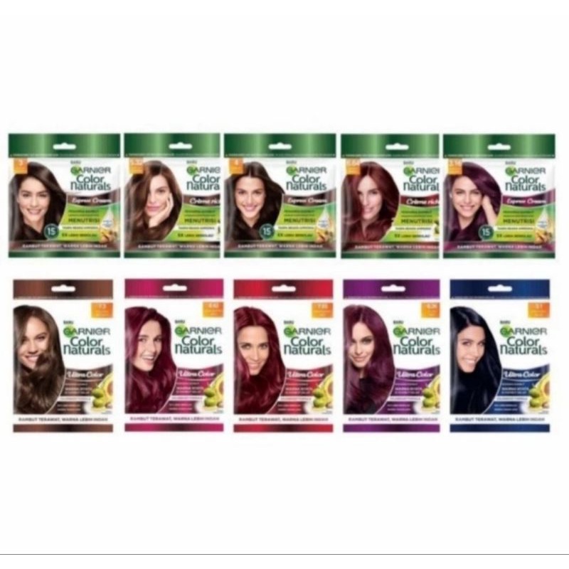Jual Garnier Color Naturals Hair Color Sachet | Shopee Indonesia