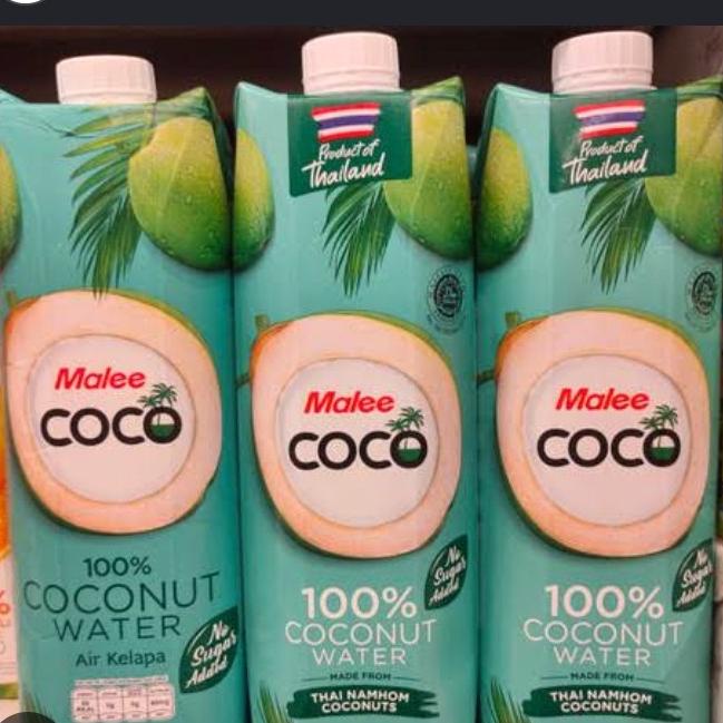 Jual male coco 100% coconut water no sugar 1 liter/air kelapa/minuman ...