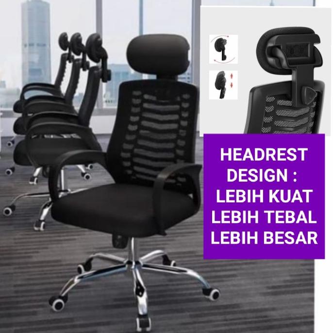 Jual Kursi Kantor Kursi Jaring Kursi Staff Kursi Kerja 8803 | Shopee ...
