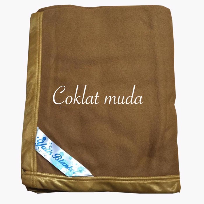 Jual Selimut Polos Yatis Hotel/Klinik/Rumah sakit 160x200 - coklat muda ...