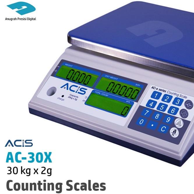 Jual Timbangan Counting Acis Ac-30X, Kapasitas 30 Kg, Ketelitian 2 G | Shopee Indonesia