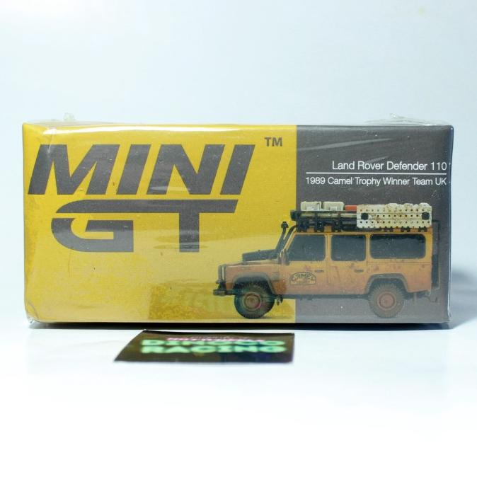 Jual Mini GT 221 Land Rover Defender 110 1989 Camel Team UK Mud Type ...