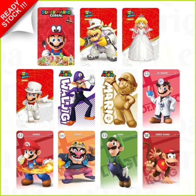 Jual Amiibo Clone Card Super Mario Odyssey - Paket NFC Kartu PVC ...