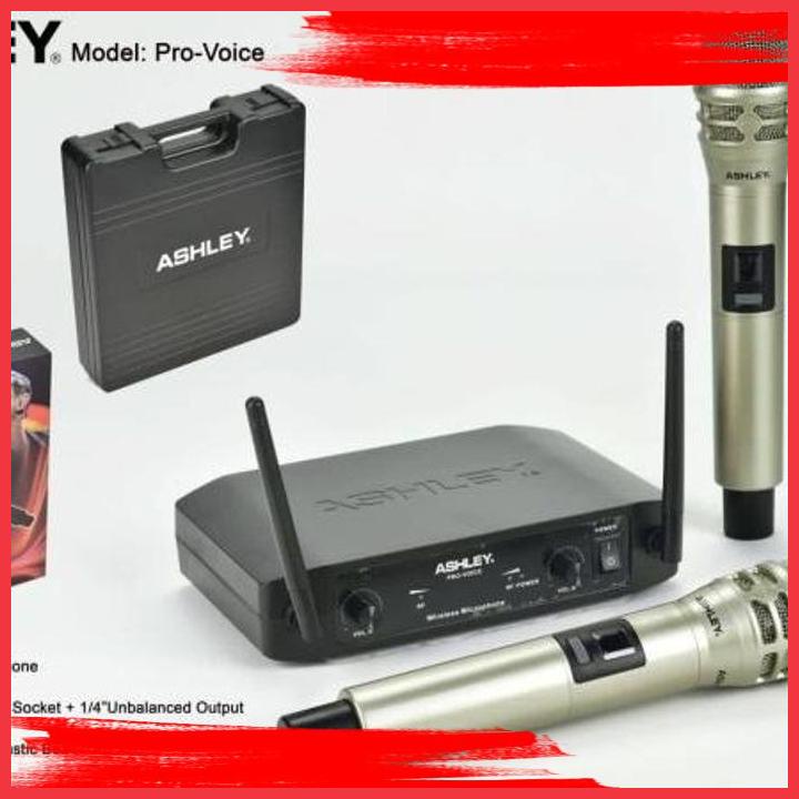 Jual (TURB) MIC WIRELESS ASHLEY PRO VOICE PROVOICE ORIGINAL PRO VOICE ...