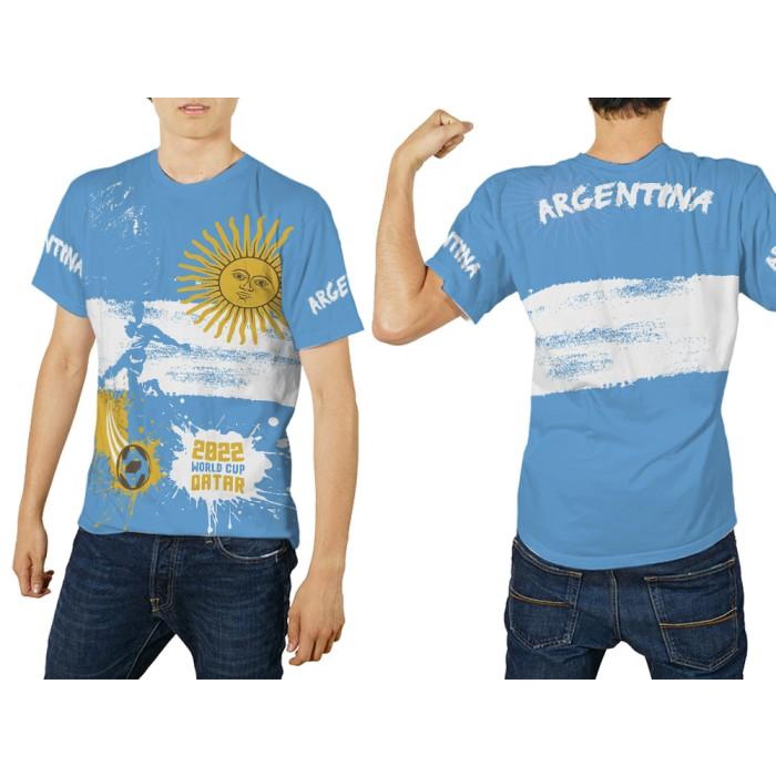 Jual Koli Baju Kaos Jersey Piala Dunia Fifa World Cup 2022 Qatar Argentina Pria | Shopee Indonesia