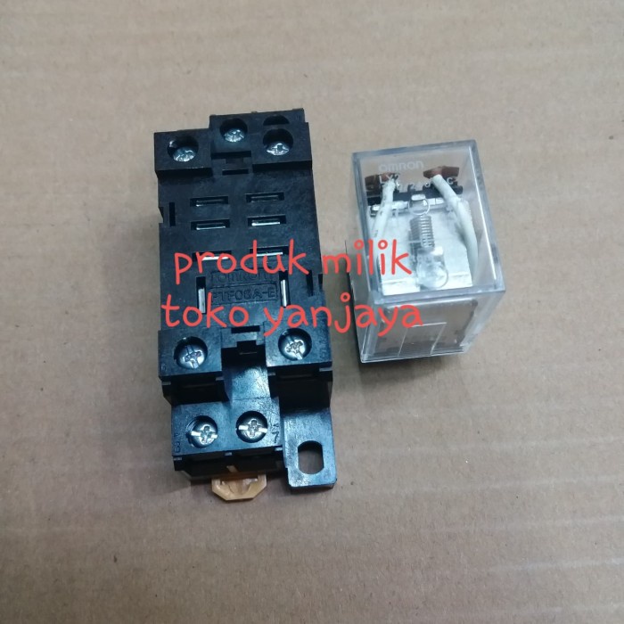 Jual relay omron LY2 220V 10A + socket omron original | Shopee Indonesia