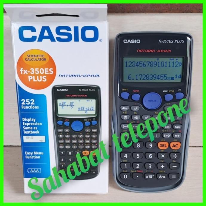 Jual Kalkulator Scientific CASIO FX-350ES PLUS(Original) | Shopee Indonesia