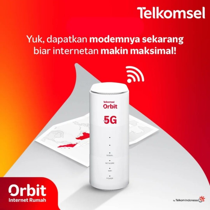 Jual Em Router Telkomsel Orbit Turbo 5G Zte Mc801A Bonus 200 Gb ...